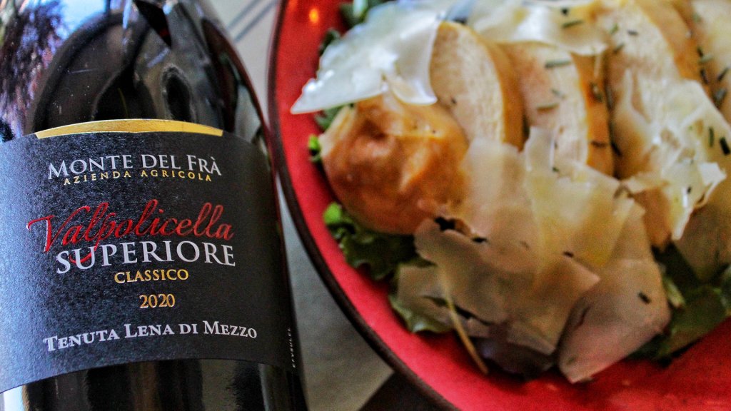 Vino Valpolicella Superiore Doc abbinato a tagliata di pollo alla ...
